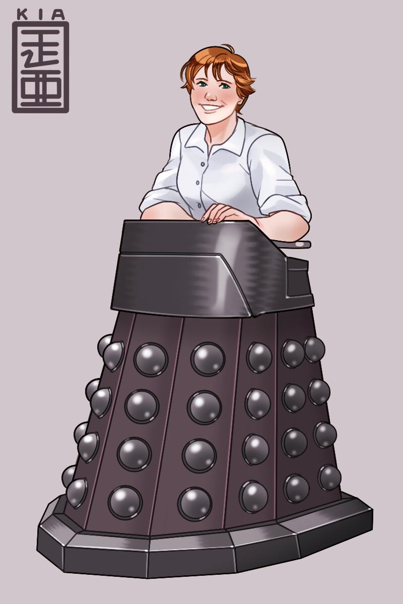 ArtStation - Commission - Portrait with a Dalek