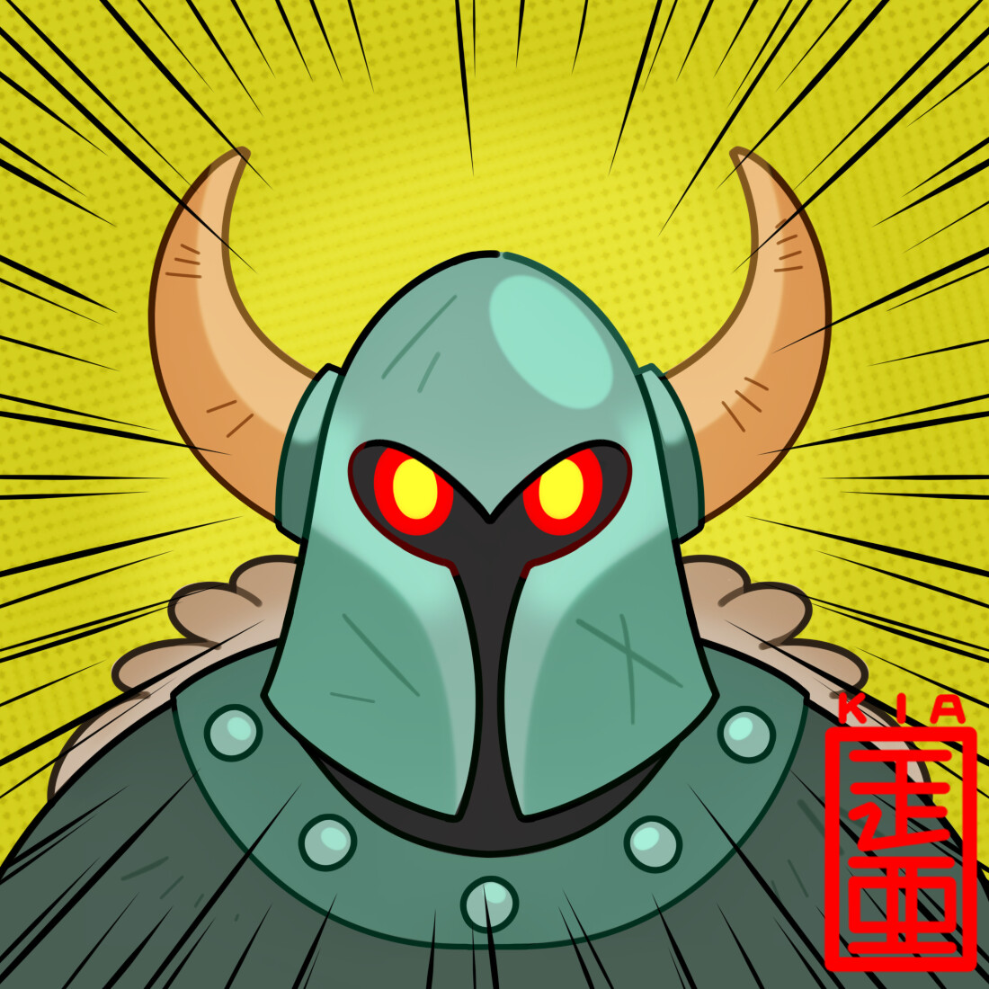 ArtStation - Commission - Chaos Warrior Pfp