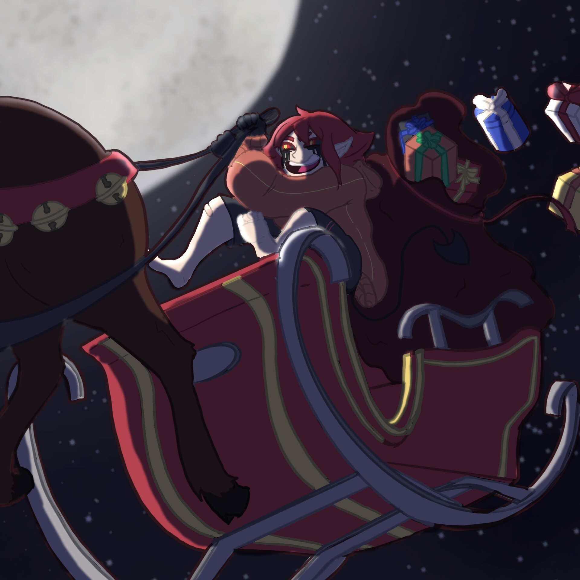 ArtStation - Day 18: Santas Sleigh