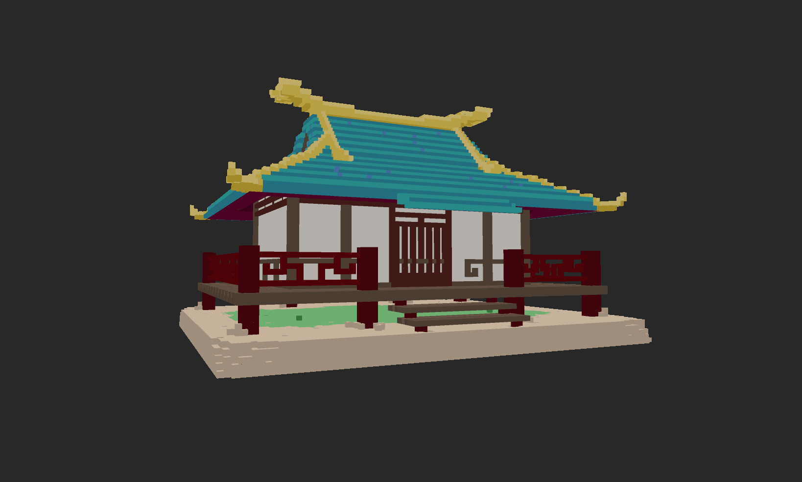 ArtStation - Voxel Temple