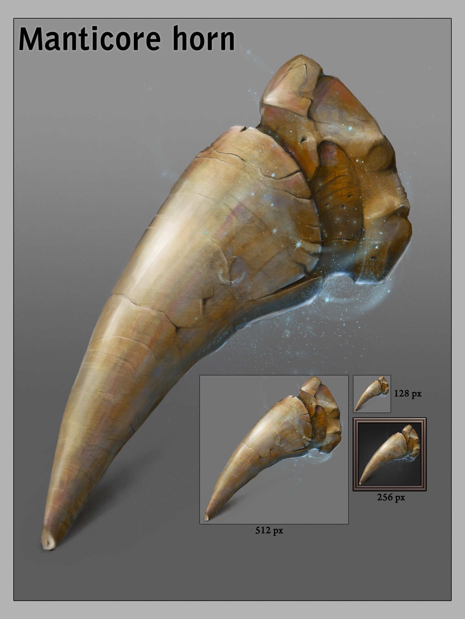 ArtStation - Manticore horn