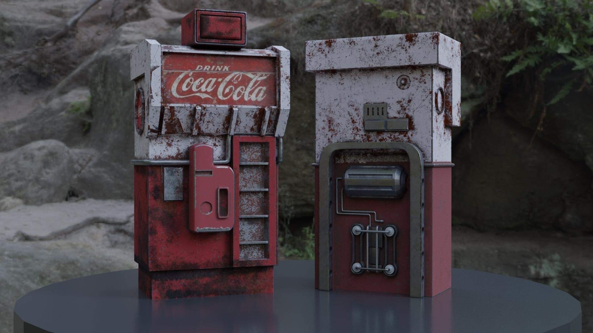 ArtStation - CocaCola machine