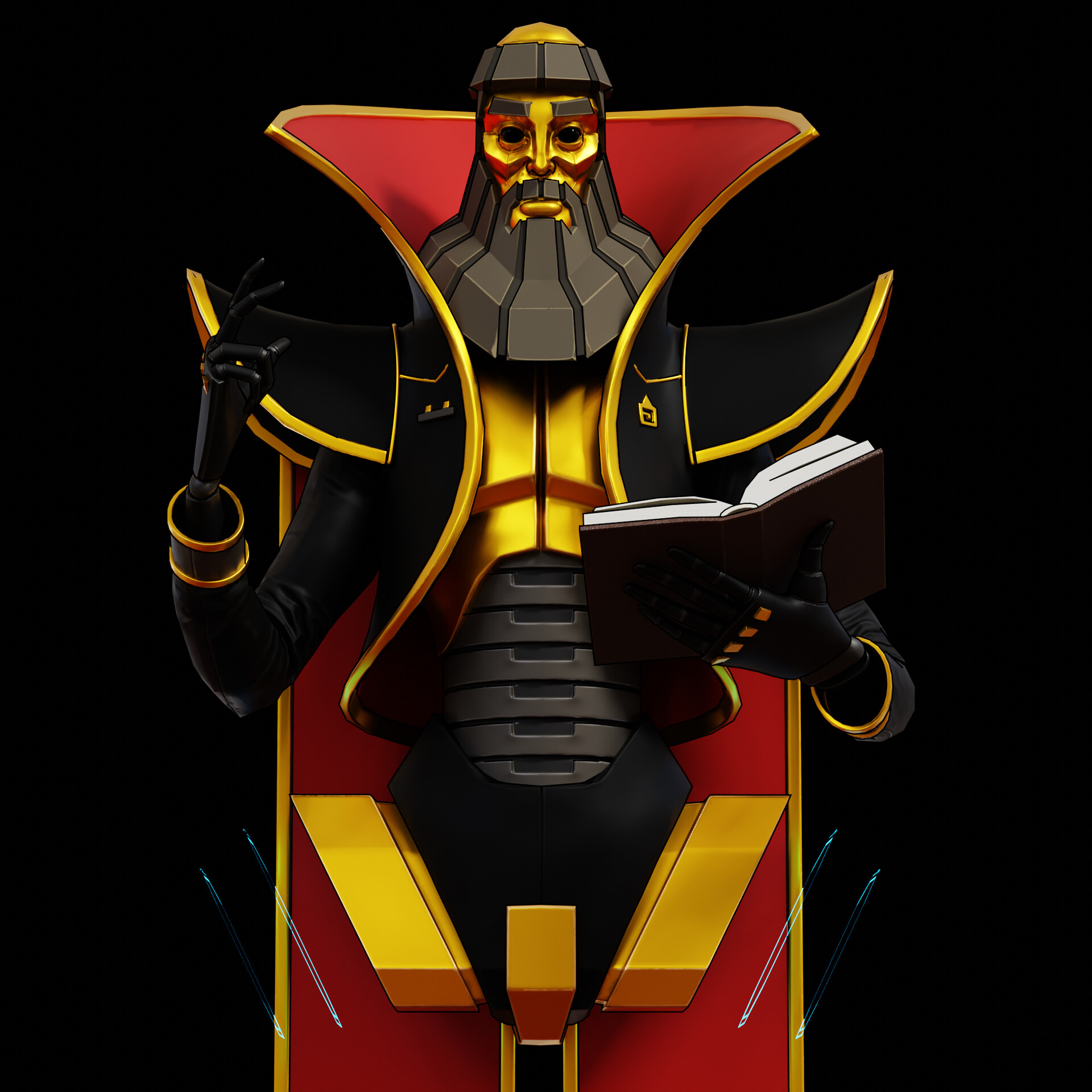 ArtStation - Robot Priest - Realtime Character