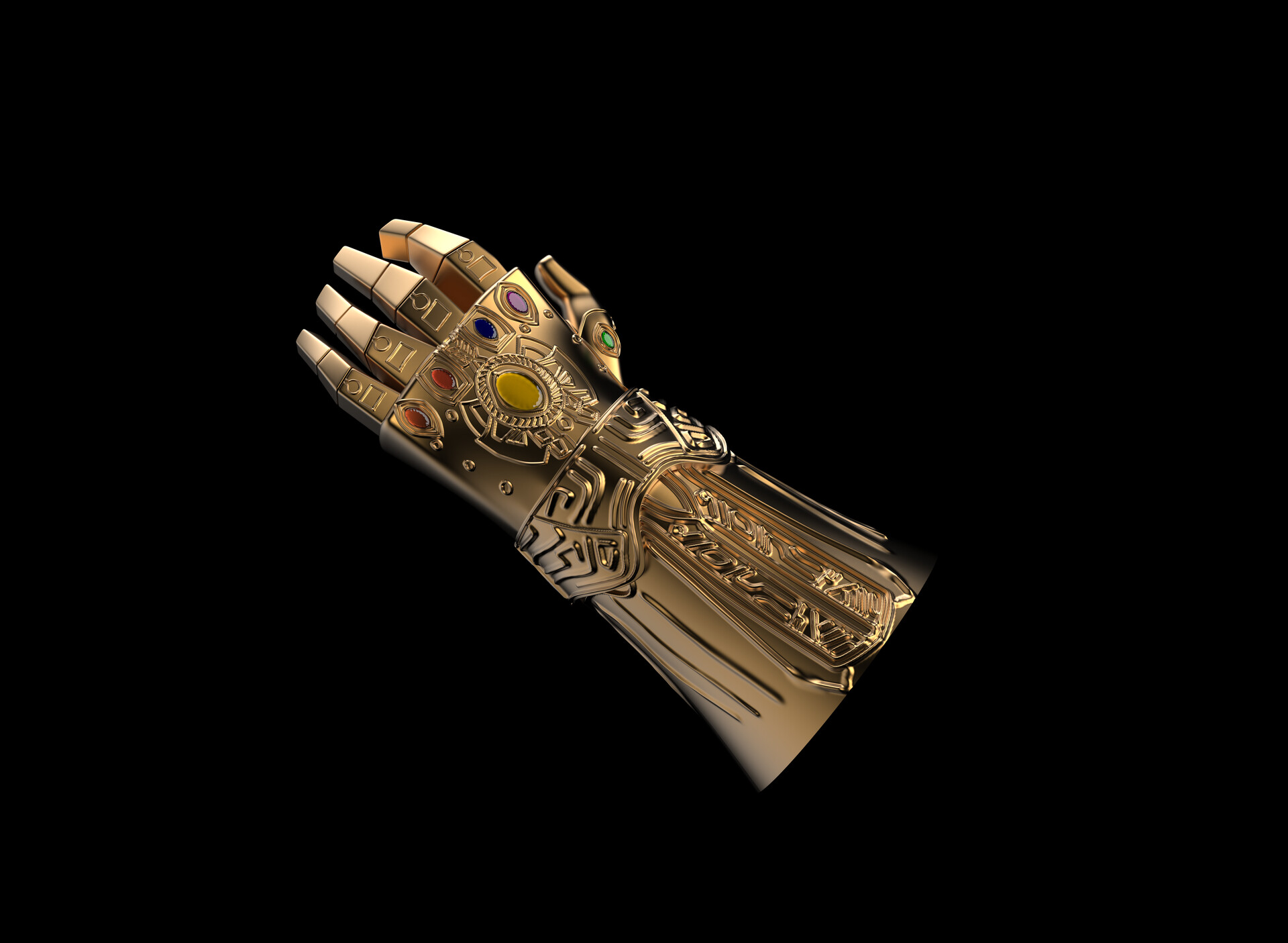 ArtStation - Thanos Gauntlet 3D Model