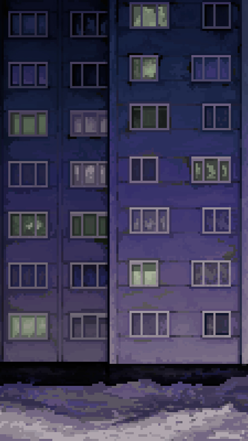 ArtStation - Pixel building and fogginess