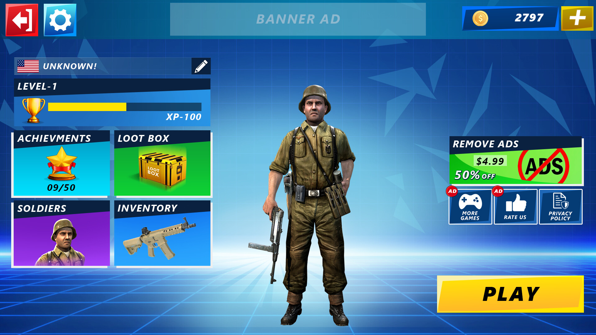 ArtStation - Shooting game UI