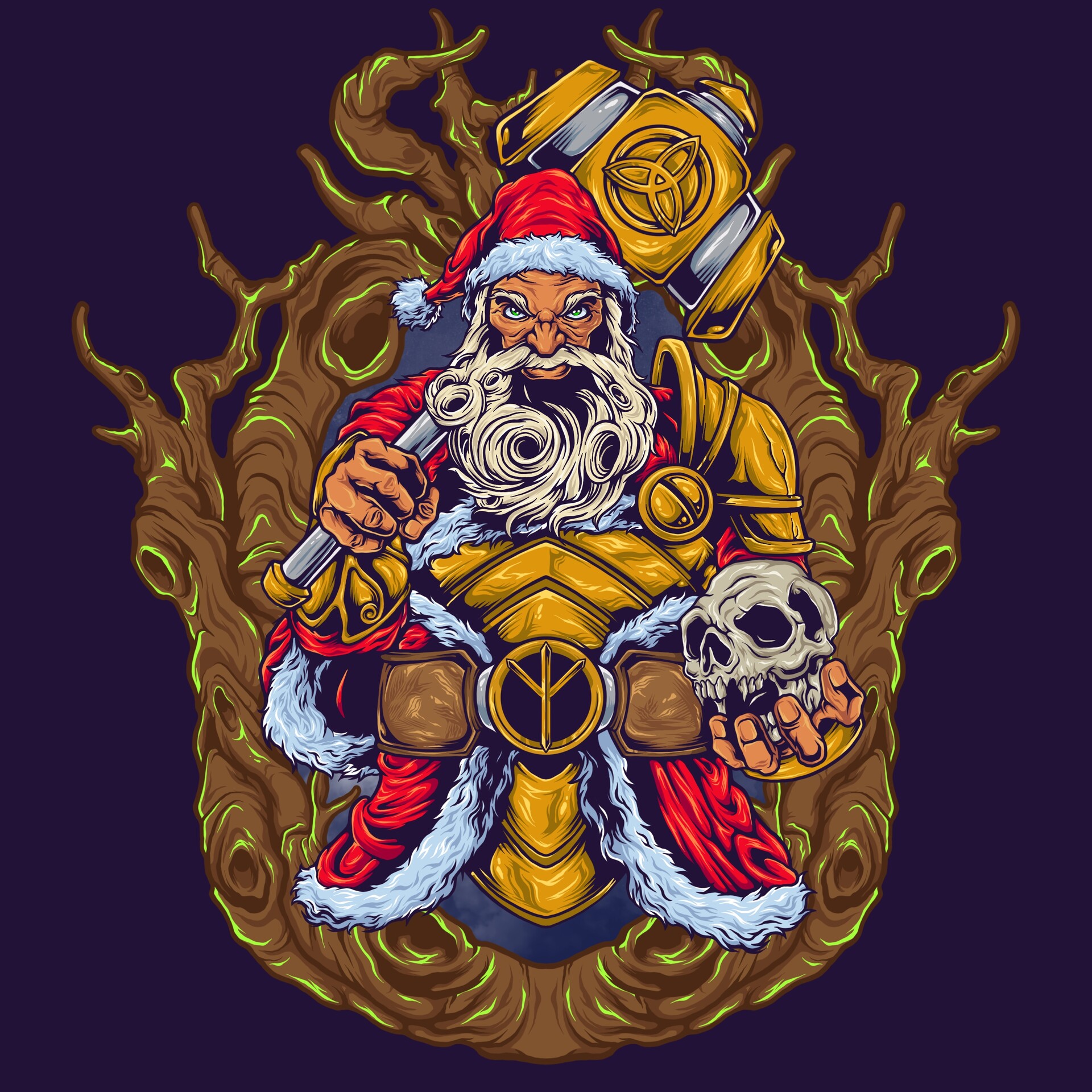 ArtStation - Dwarf Santa