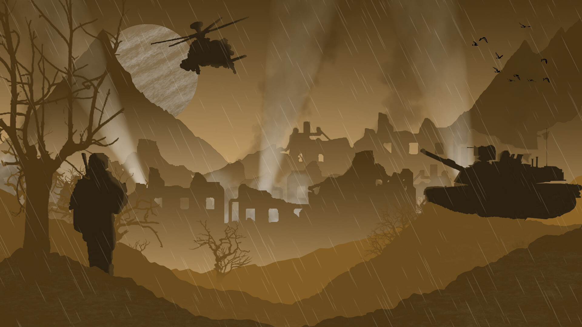 ArtStation - Desert Warfare