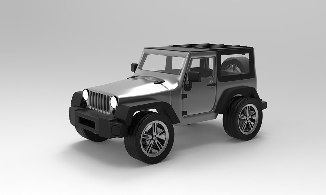 ArtStation - Jeep 3D Model