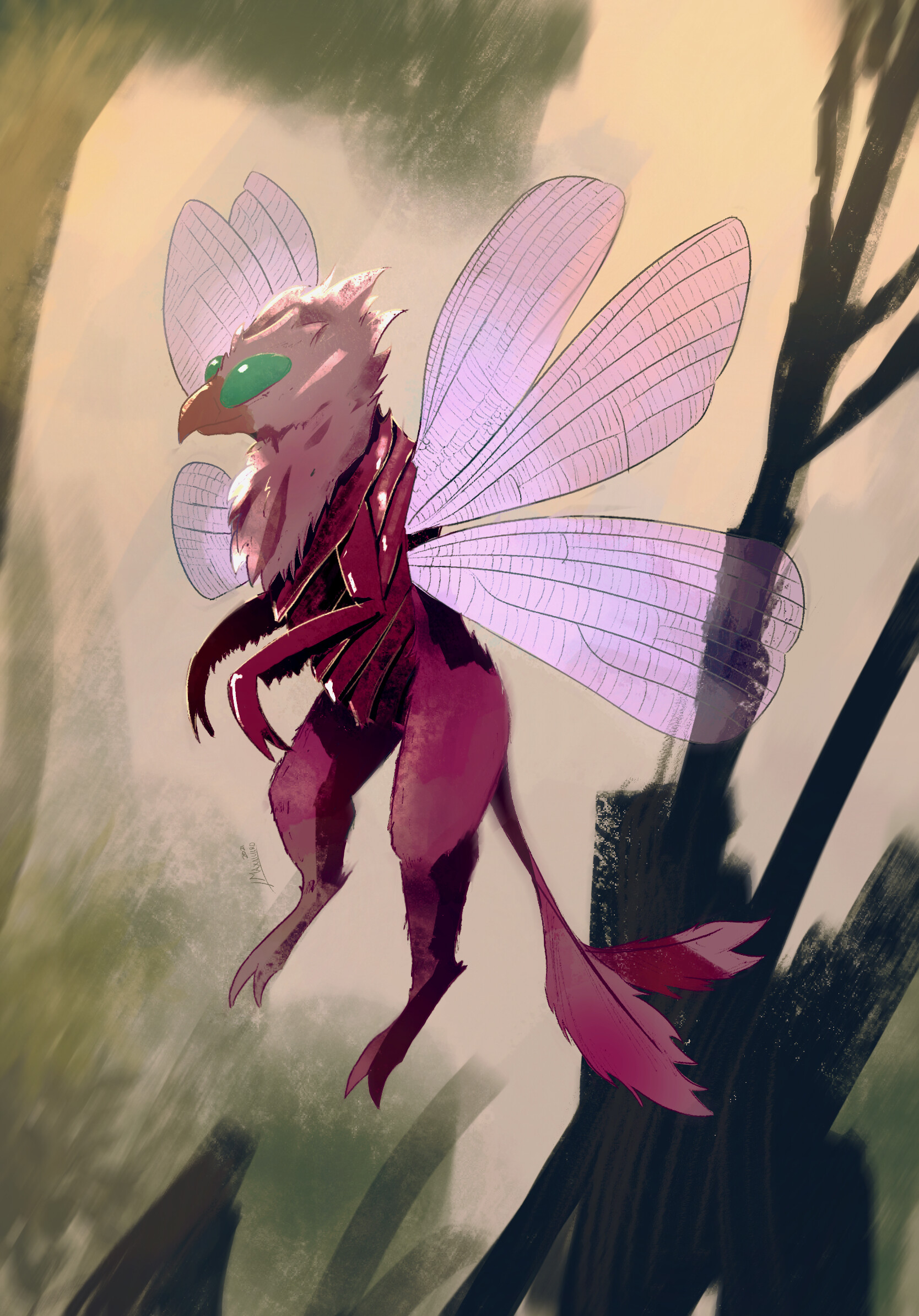 ArtStation - Insectoid Gryphon