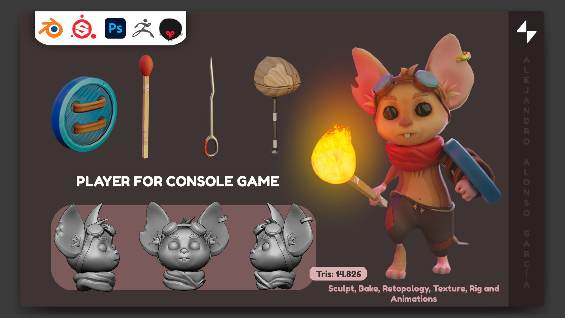 ArtStation - Stylized Mouse