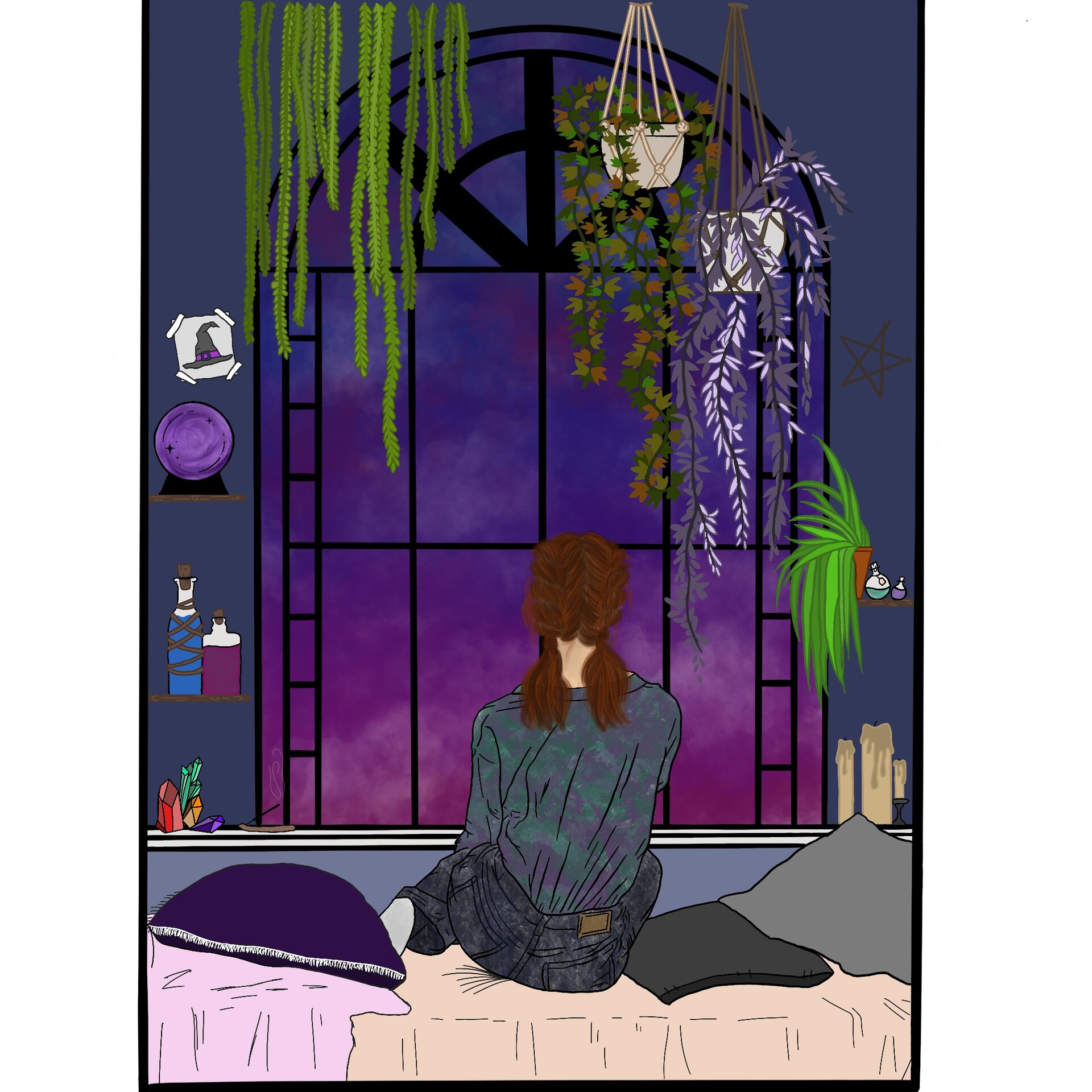 ArtStation - Witch in the Window