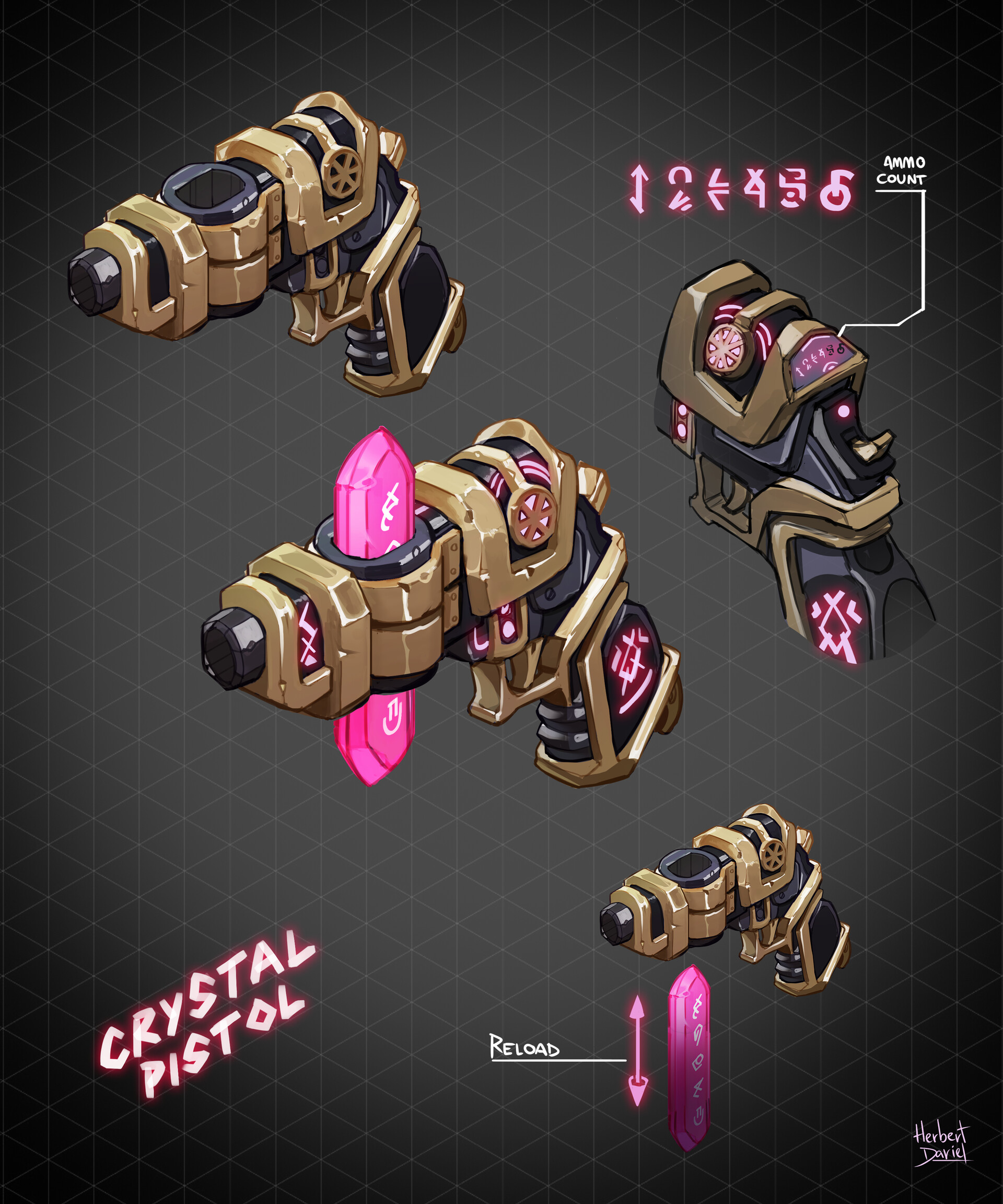 ArtStation - Crystal Pistol