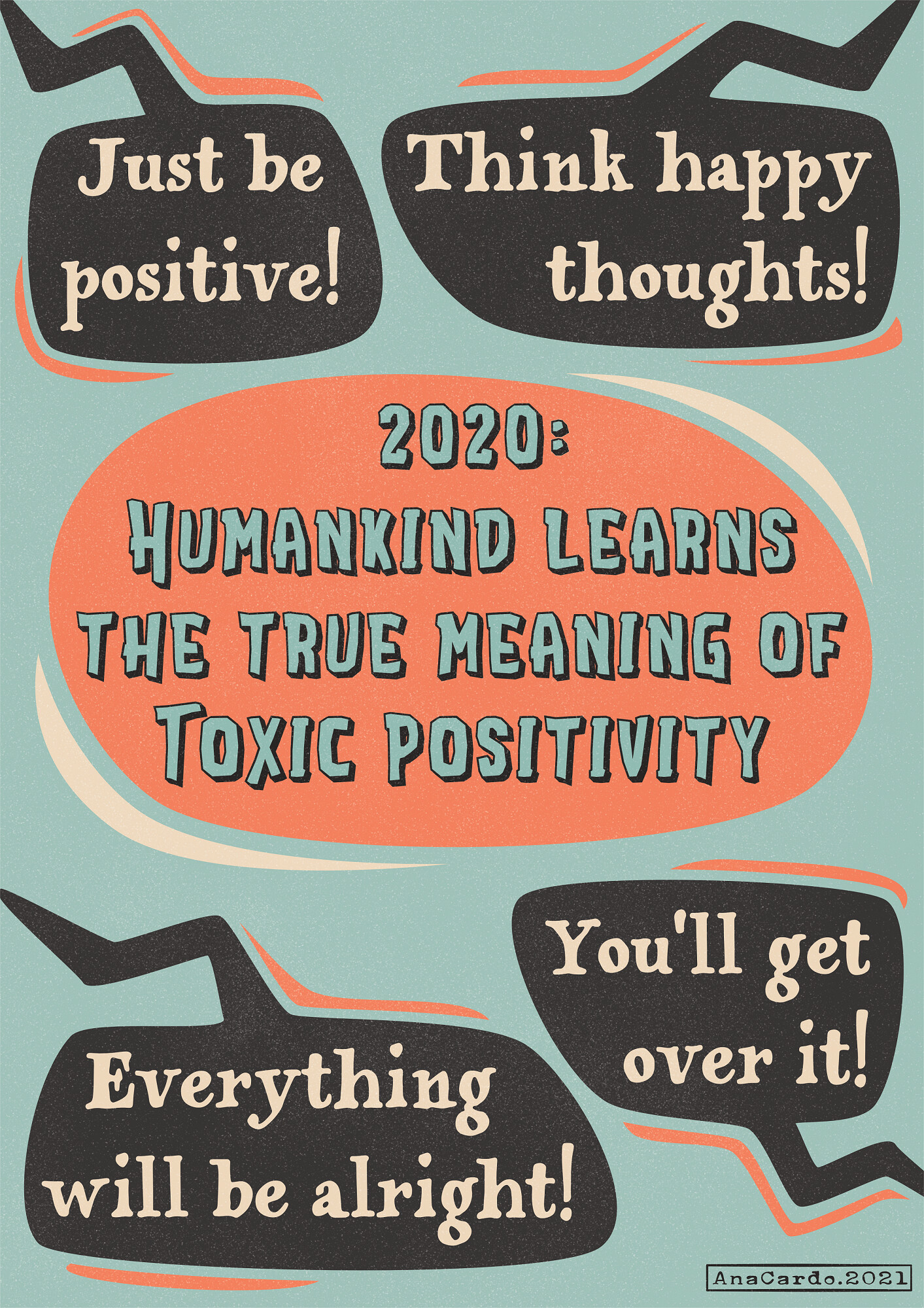 ArtStation - Poster "Toxic Positivity"