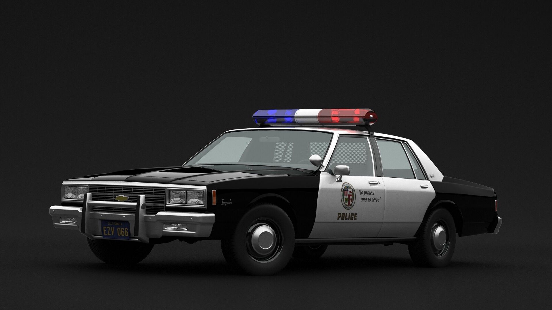 ArtStation - Chevrolet Impala Police