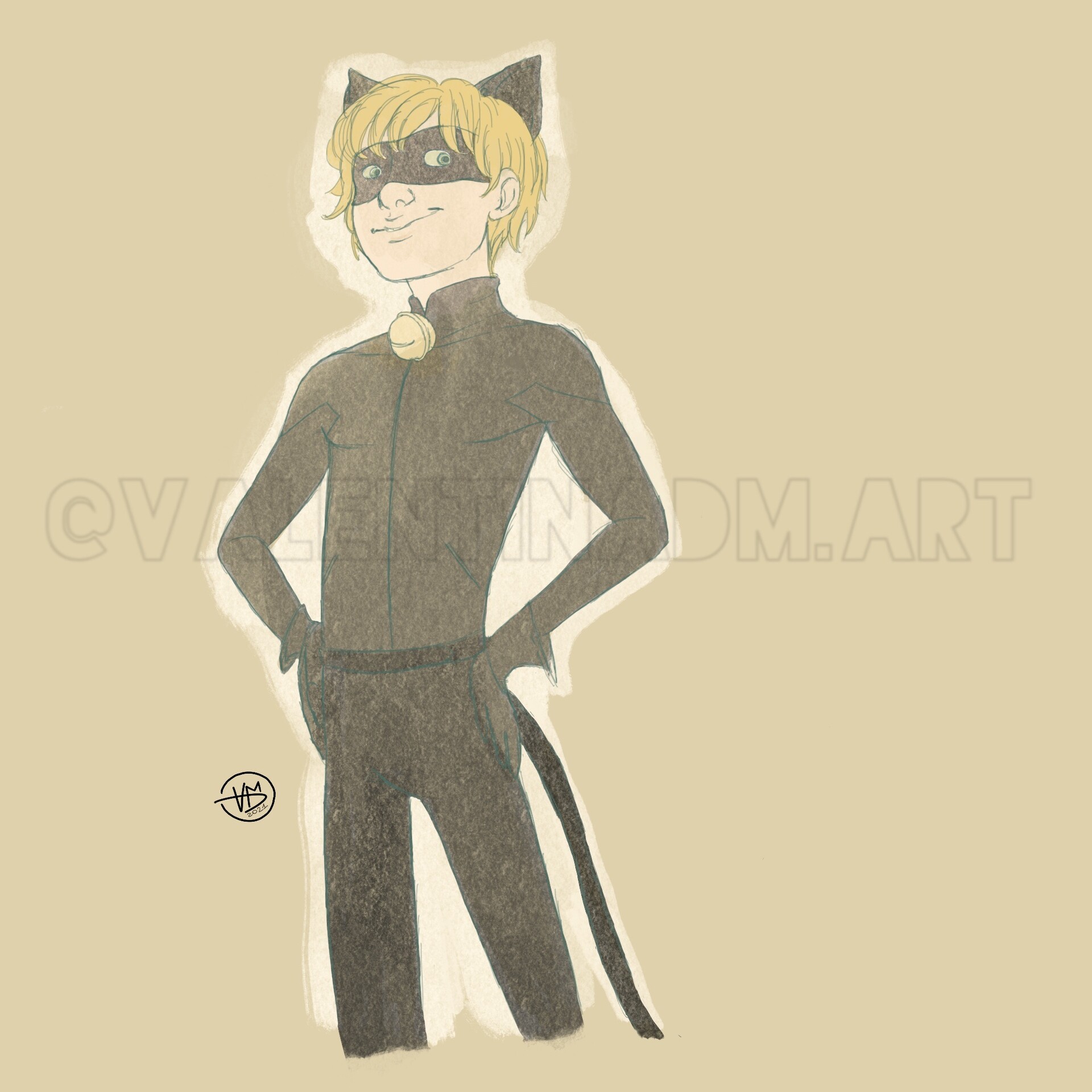 ArtStation - Fan Art of Chat Noir