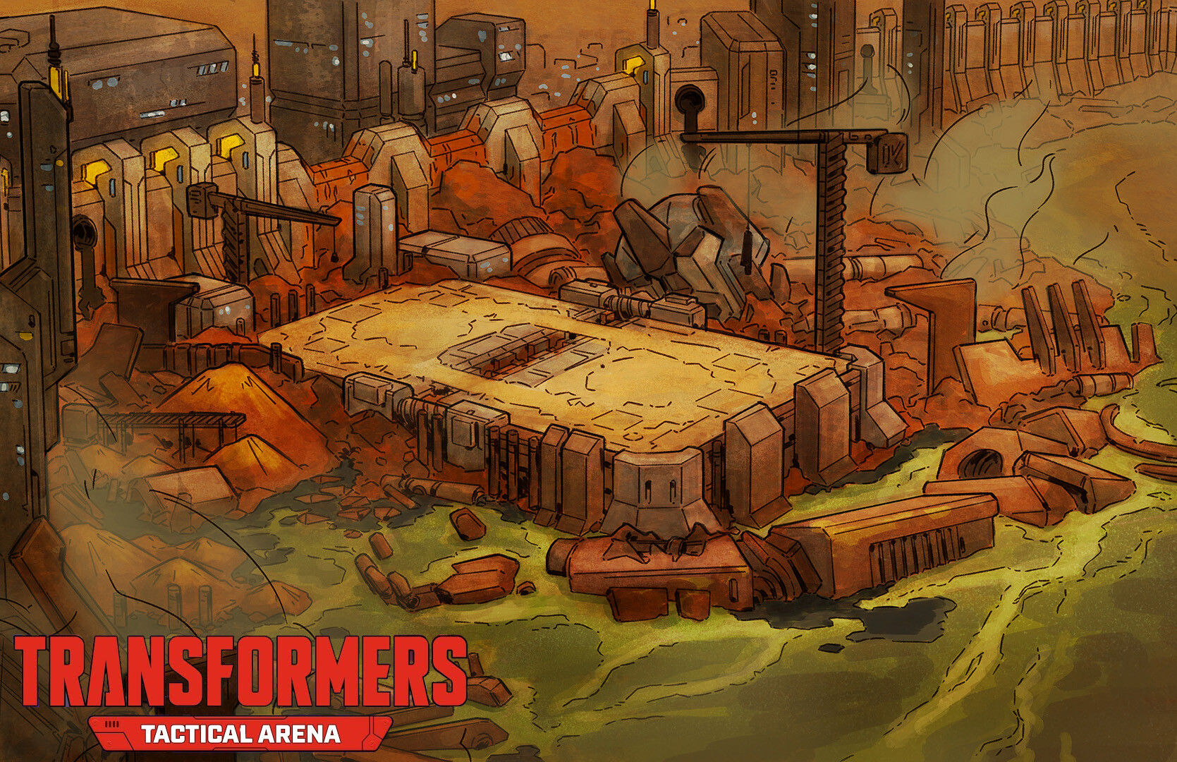 ArtStation - The Rust Sea Arena