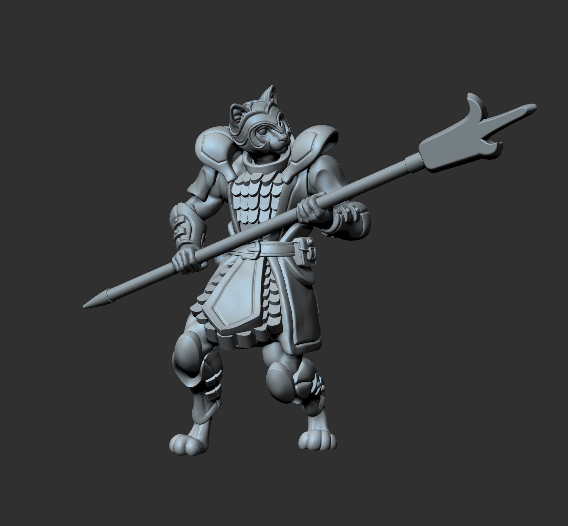 ArtStation - Cattus - Male Heavy Miniature