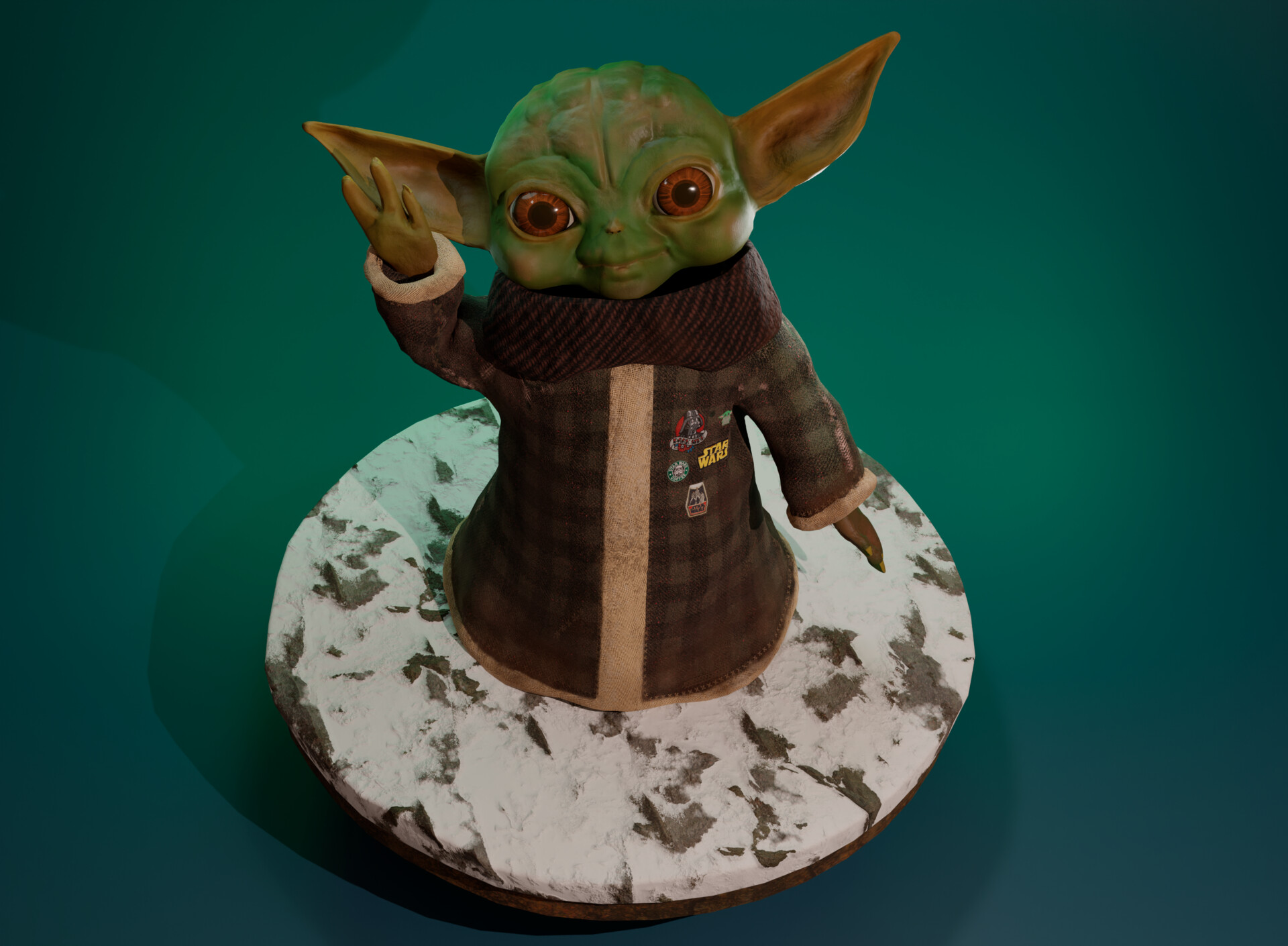 ArtStation - Baby Yoda Game Ready