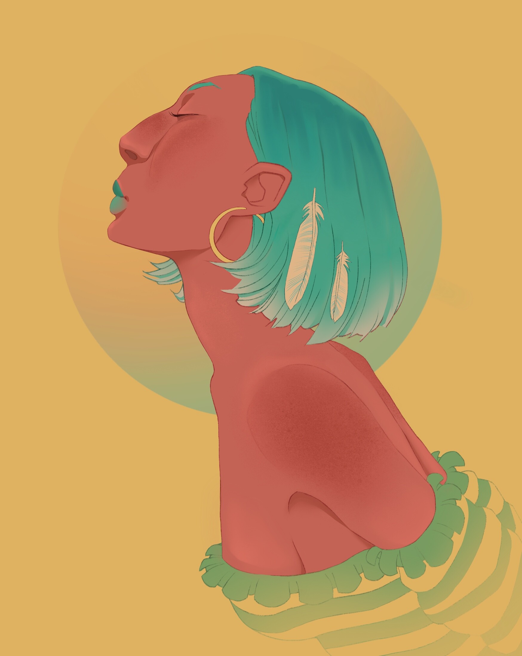 ArtStation - Feather Girl DTIYS