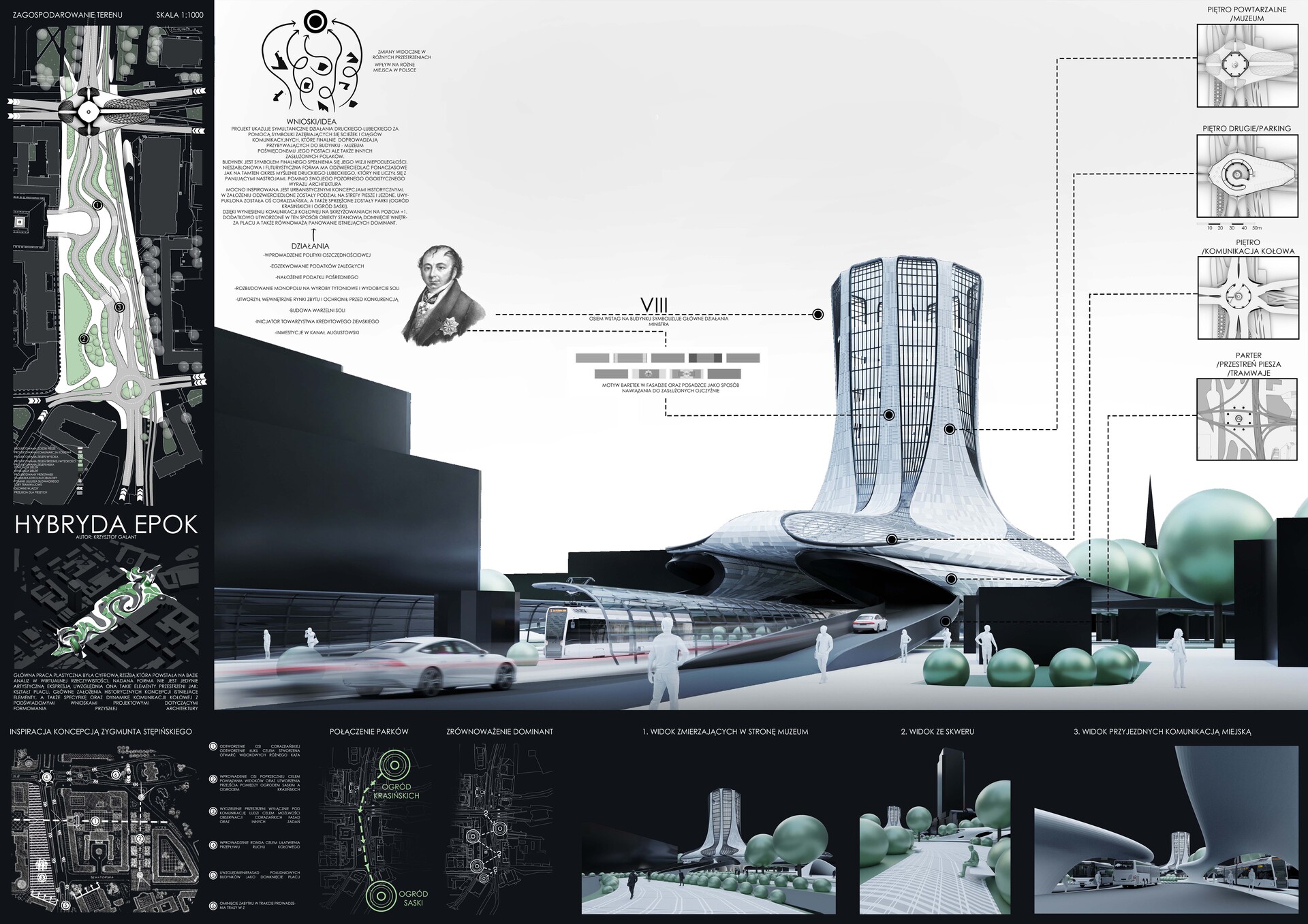 ArtStation - Futuristic museum design