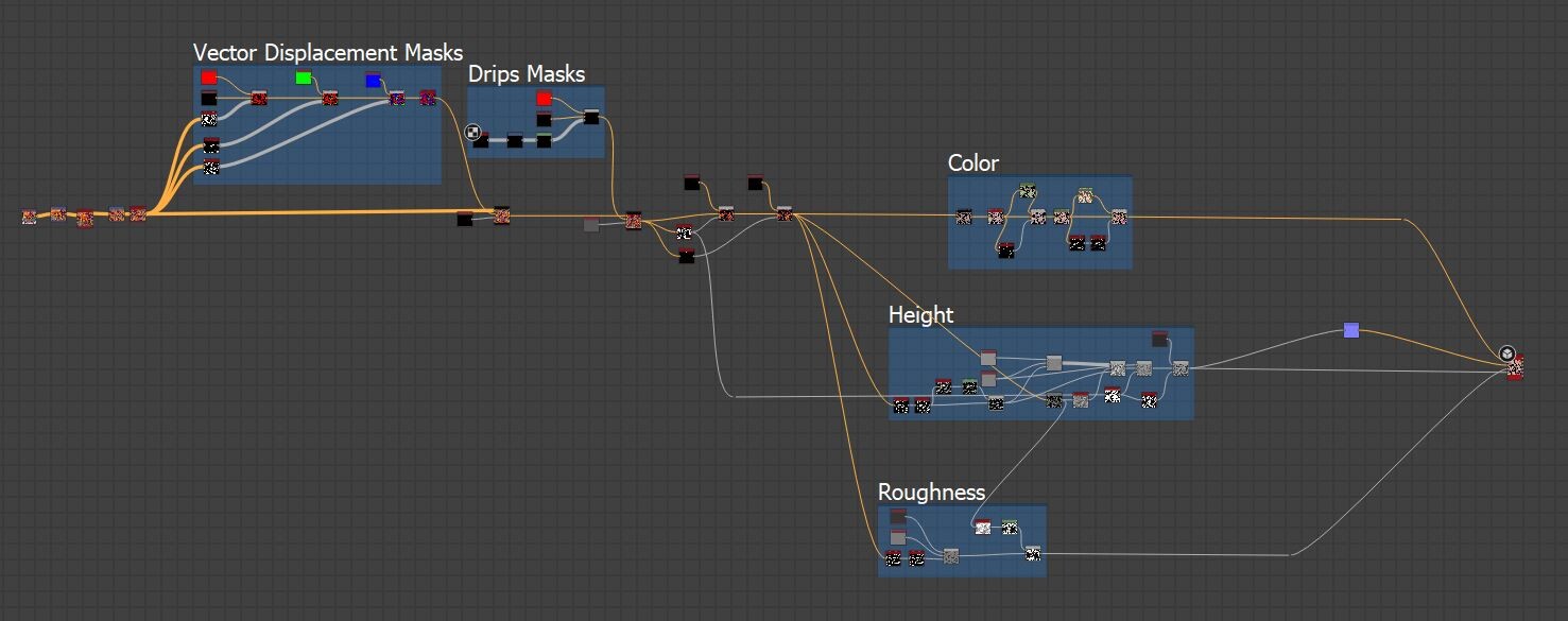 Ellie Dupont - User Controlled Substance Designer Paint Tool Experiments