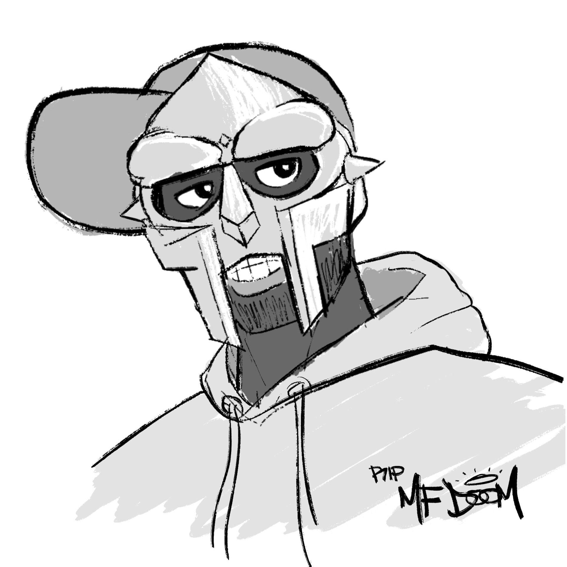 mf doom coloring pages
