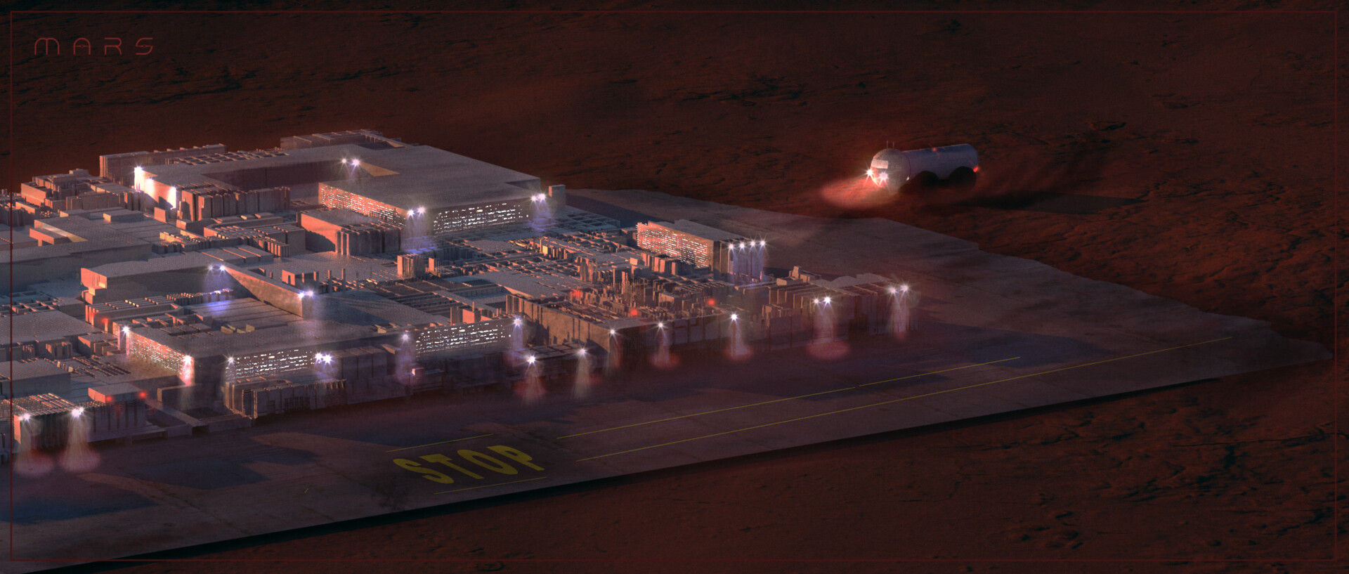 ArtStation - Mars Base