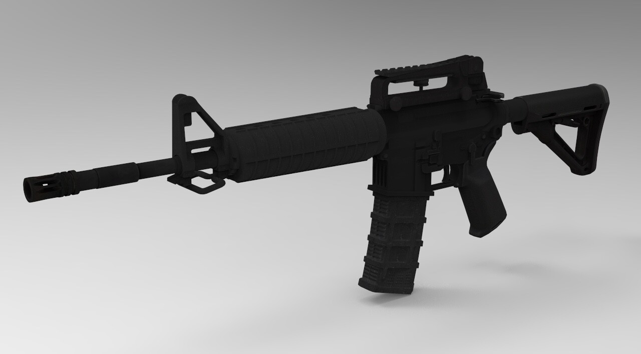 ArtStation - Sarsılmaz SAR 223C Weapon 3D MODEL