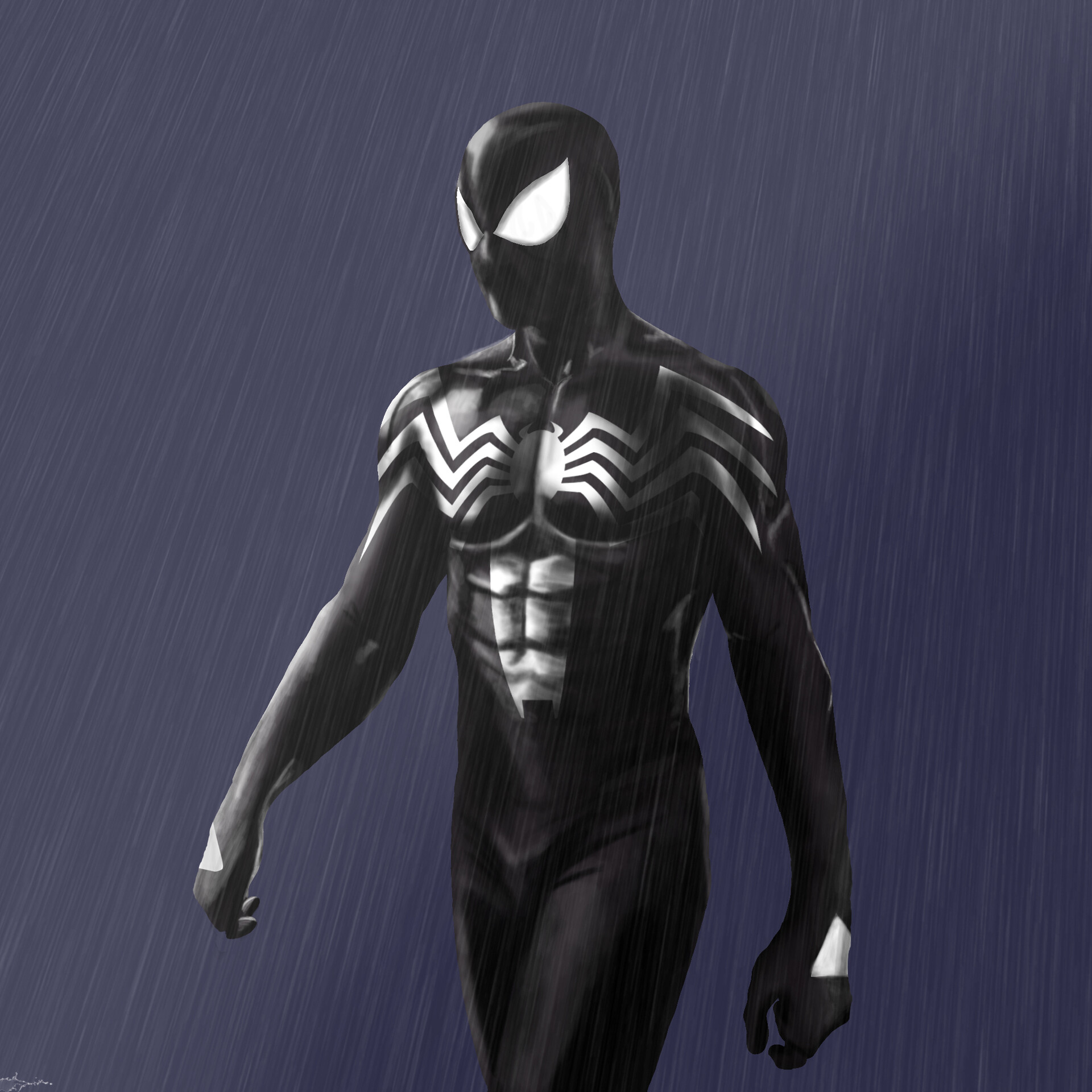 Miguel Josè Medina Lopez - SpiderMan- Venomized Dark Night