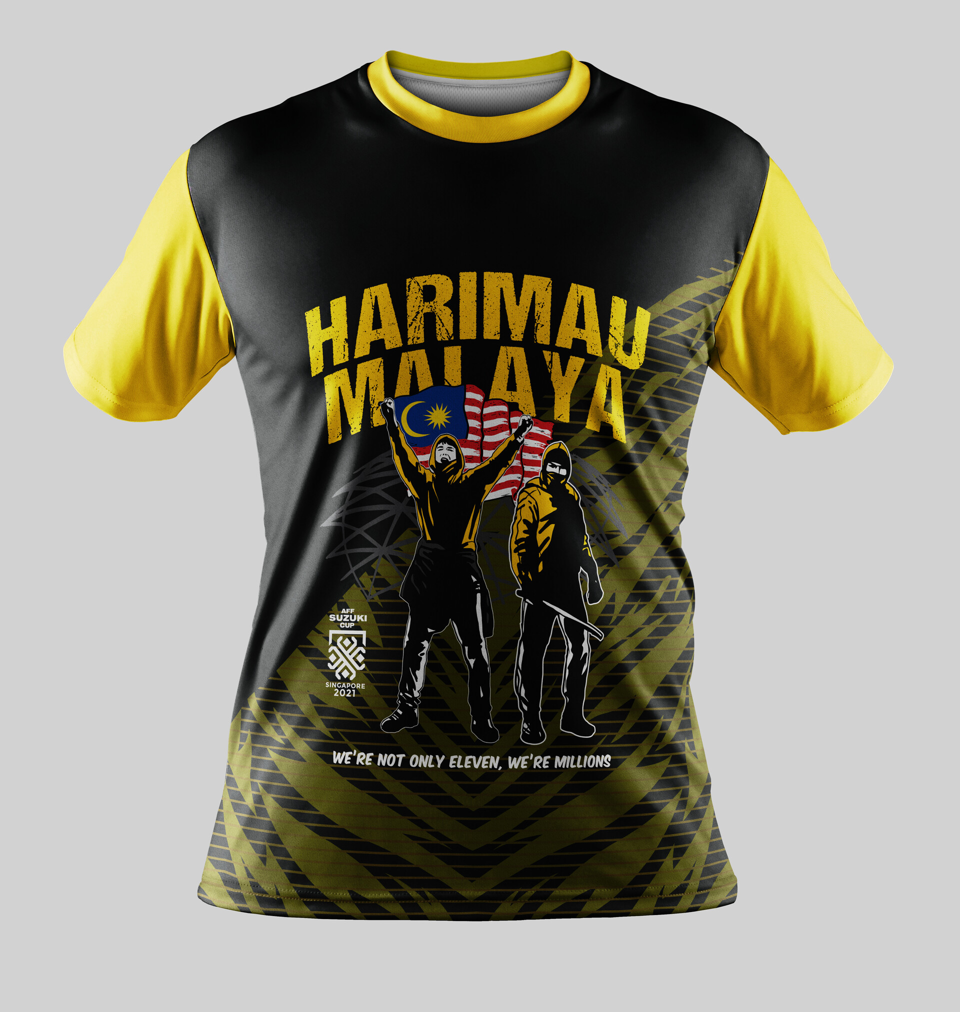 ArtStation - Shirt design (Harimau Malaya)