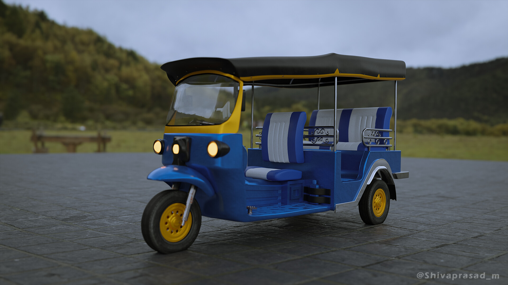 ArtStation - Auto Rickshaw