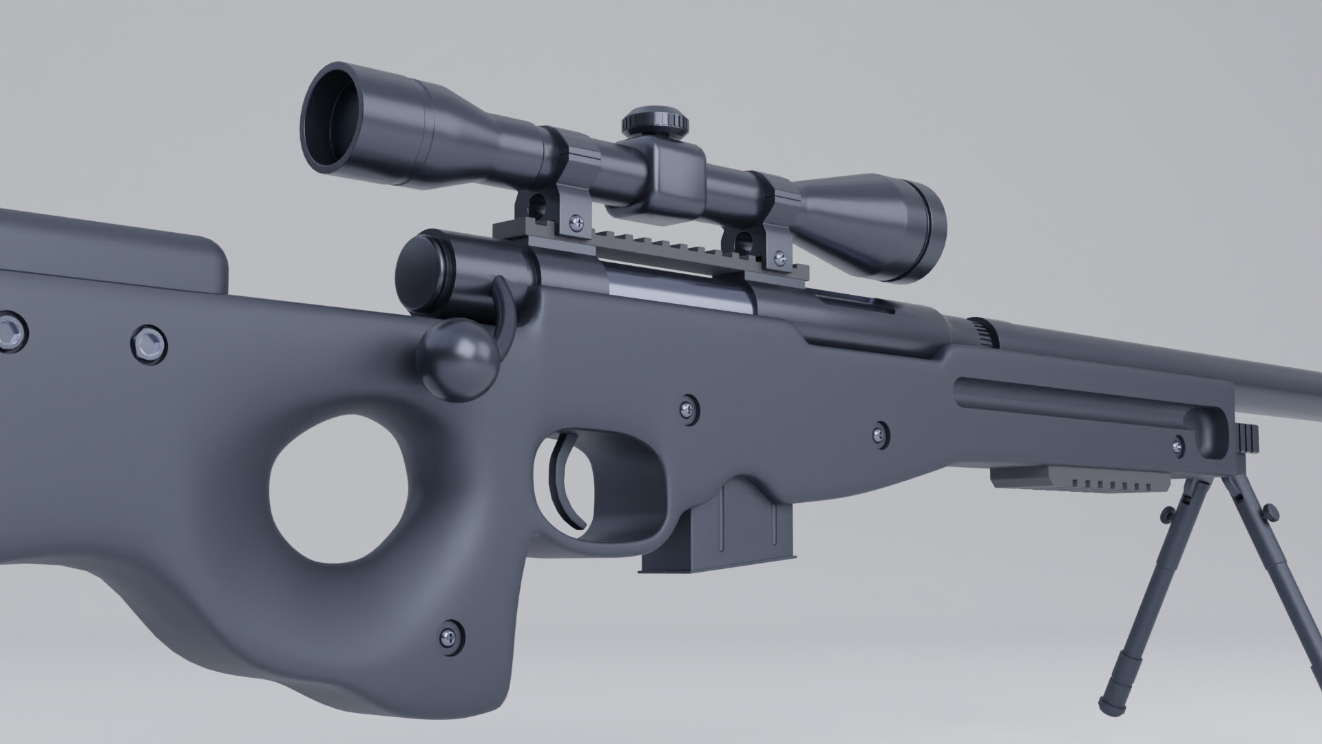 ArtStation - Type96 Sniper Rifle (revenge)