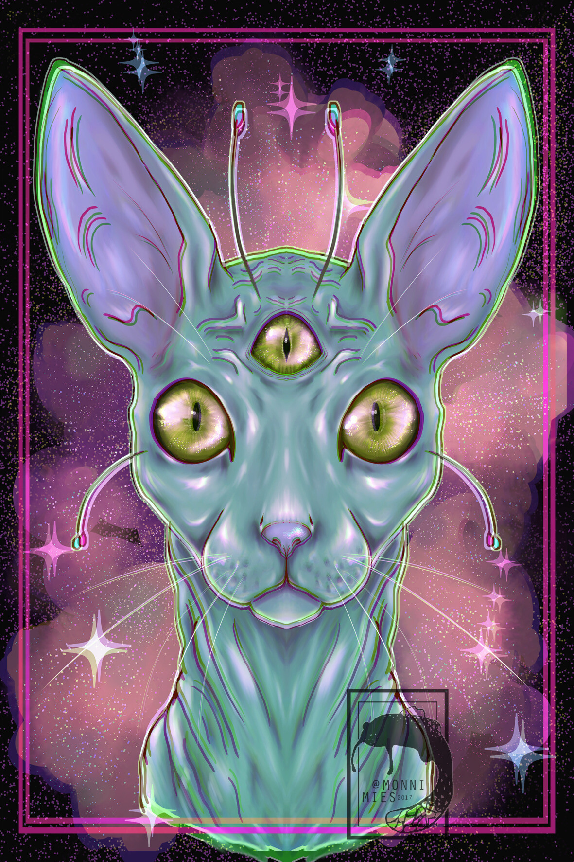 ArtStation - alien cat