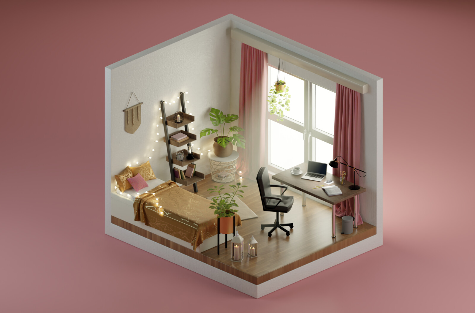 Paulina Sophie Heuser - Student Dorm Diorama