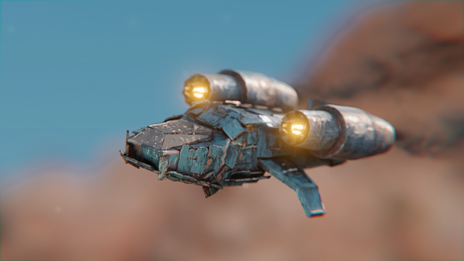 ArtStation - Sci-Fi Ship Project