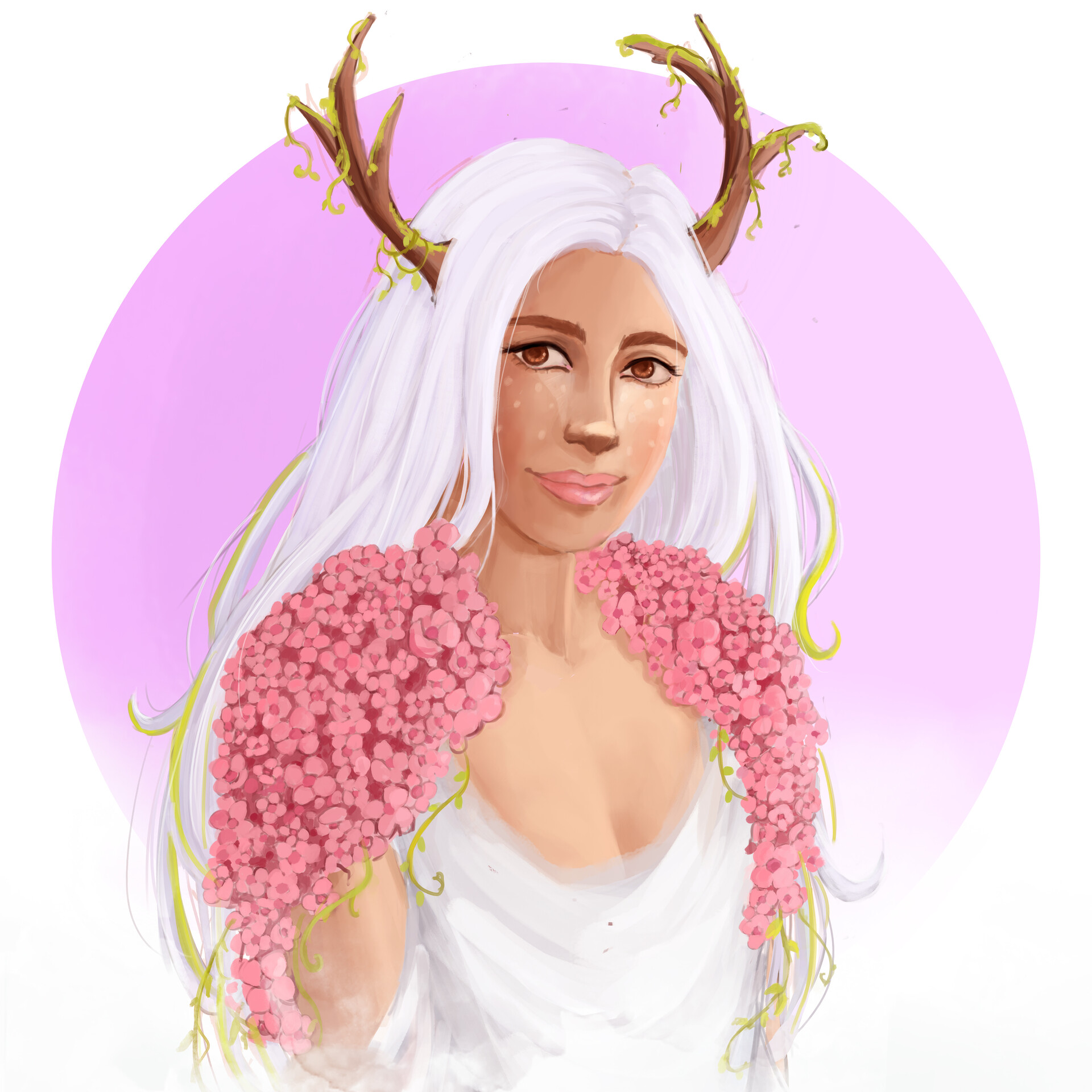 ArtStation - Fantasy Deer Female