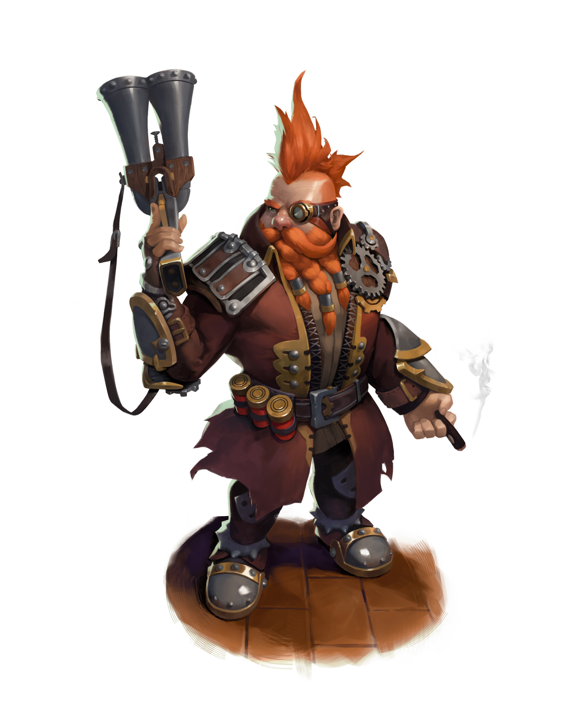 ArtStation - Steampunk Dwarf