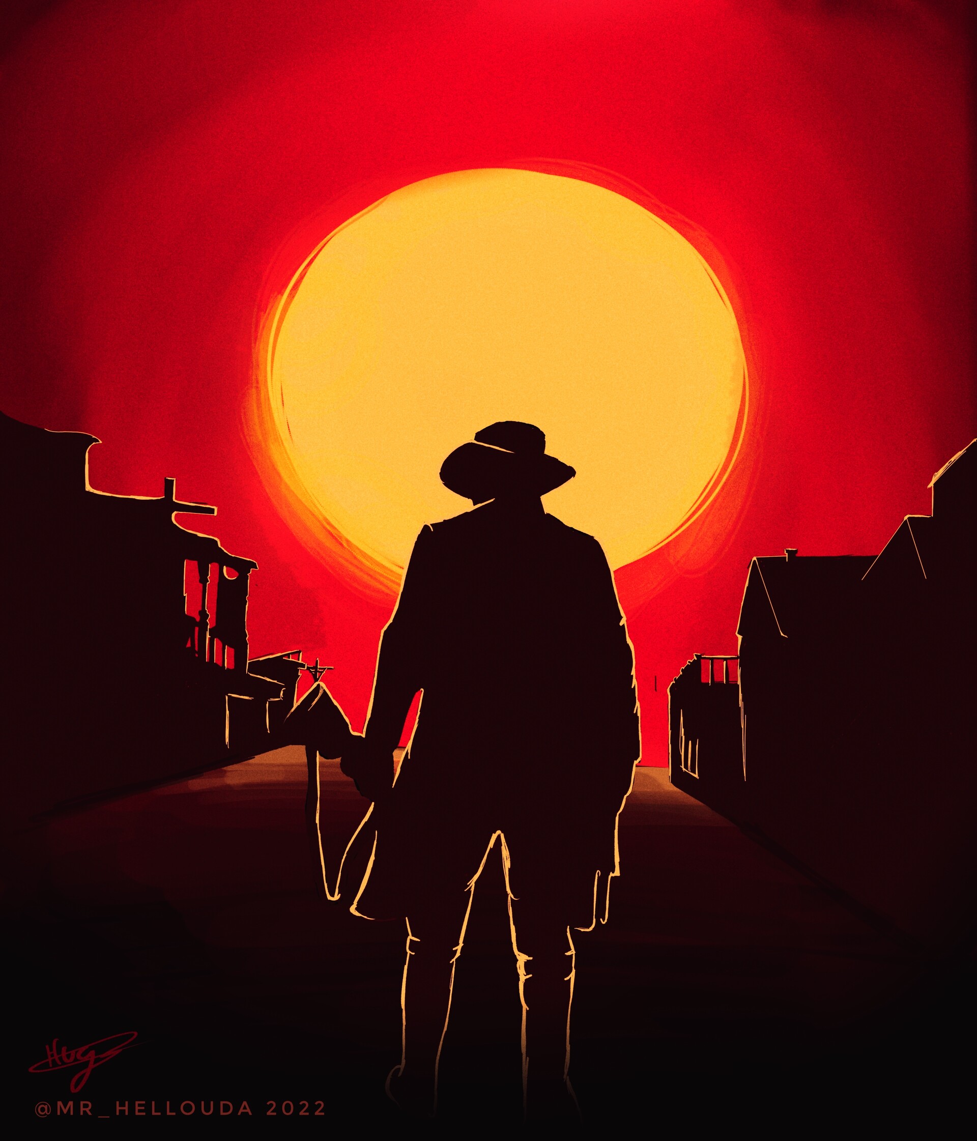 ArtStation - Red Dead Redemption Illustration
