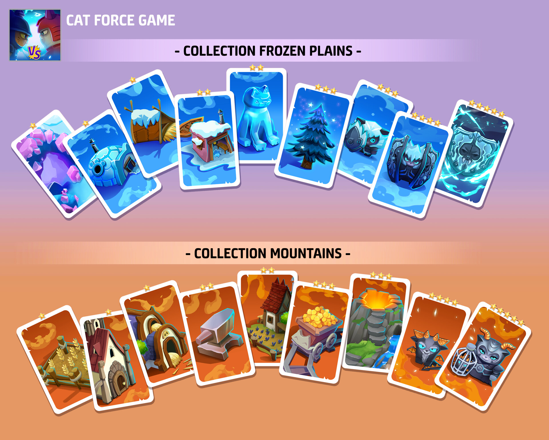 ArtStation - Cat Force - Collection Cards