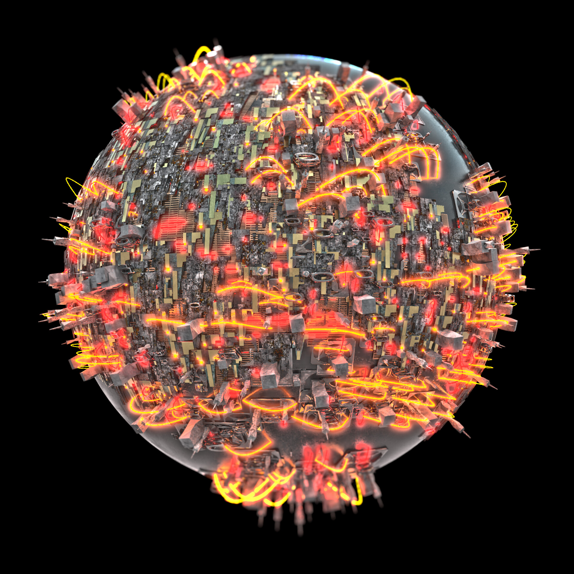 ArtStation - city skinning