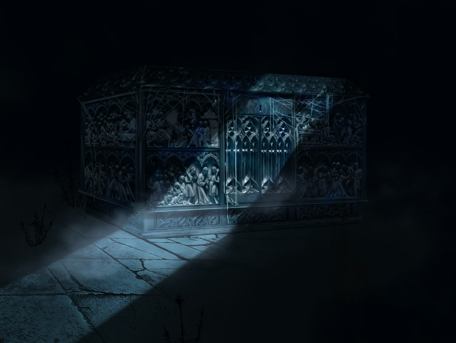 ArtStation - Creepy Bloodborne Chest Exercise