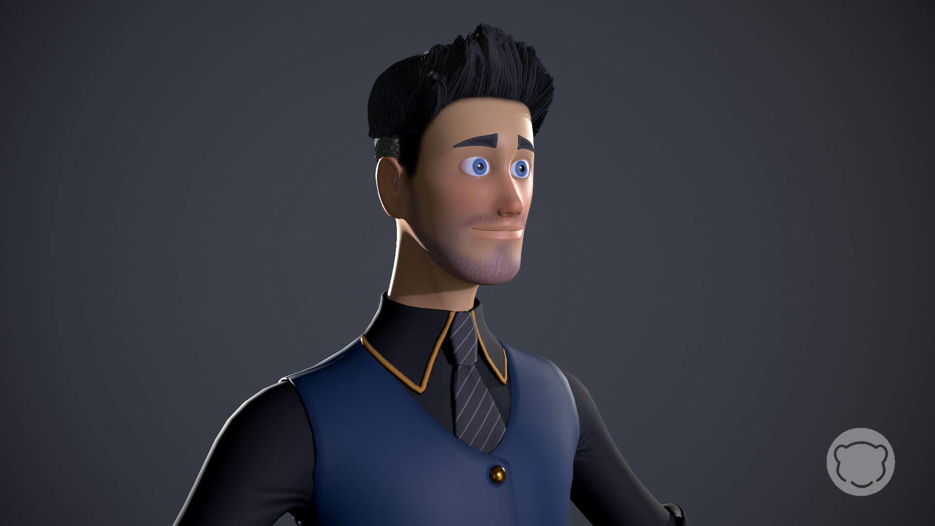 ArtStation - Male Character_3D Animation commission