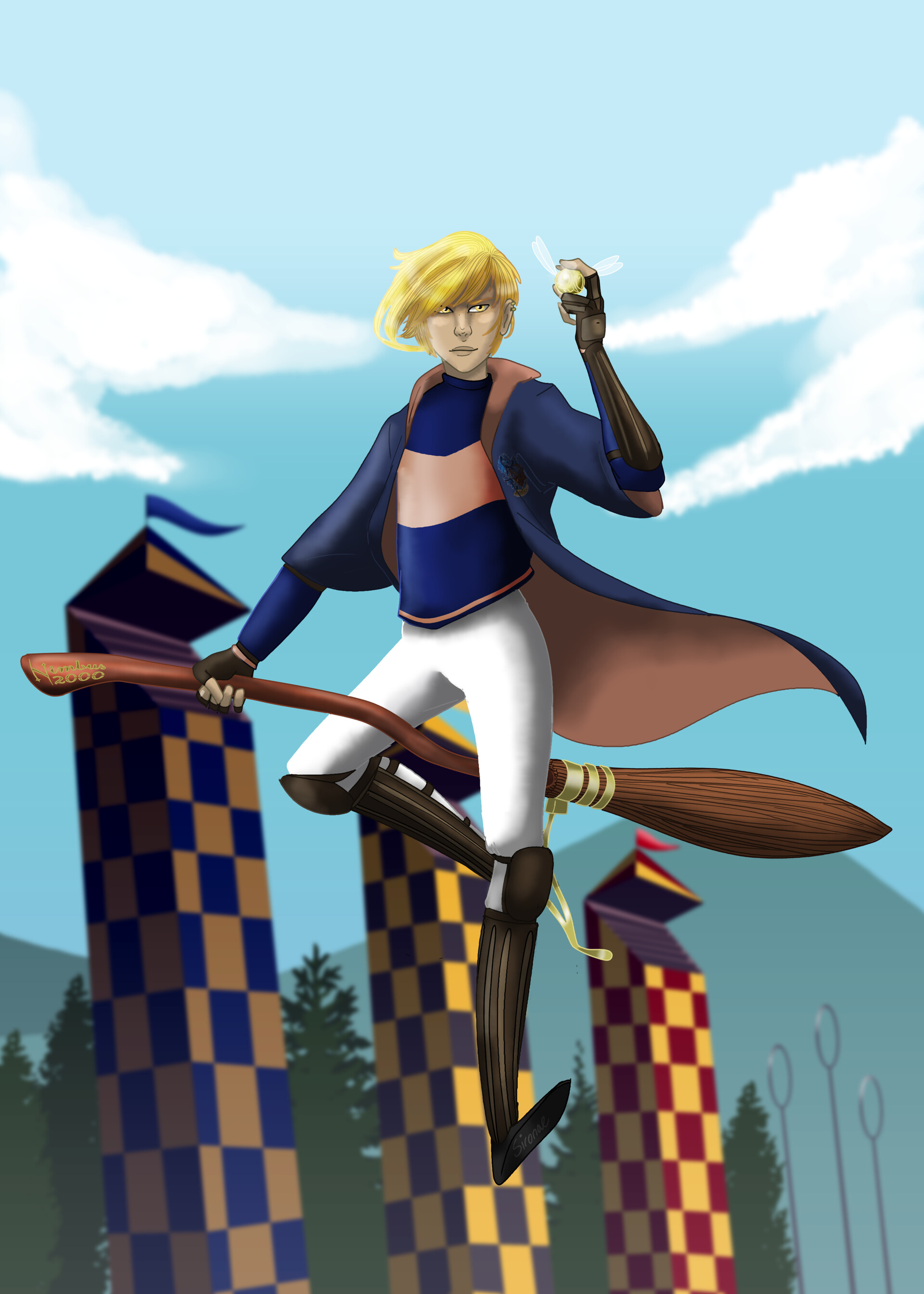 ArtStation - Quidditch Tryouts - Ozias Oneiron