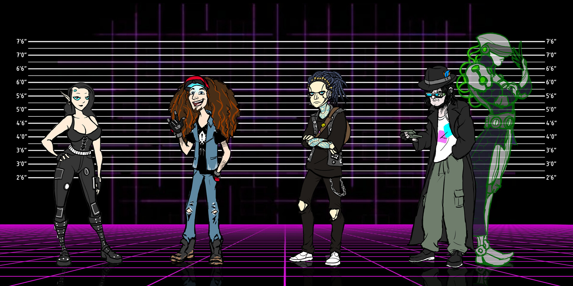 ArtStation - Cyberpunk TTRPG: Art