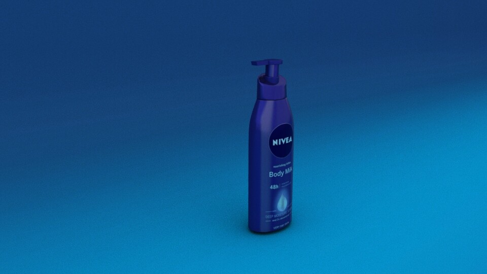 ArtStation - NIVEA CREAM BOTTEL MODEL