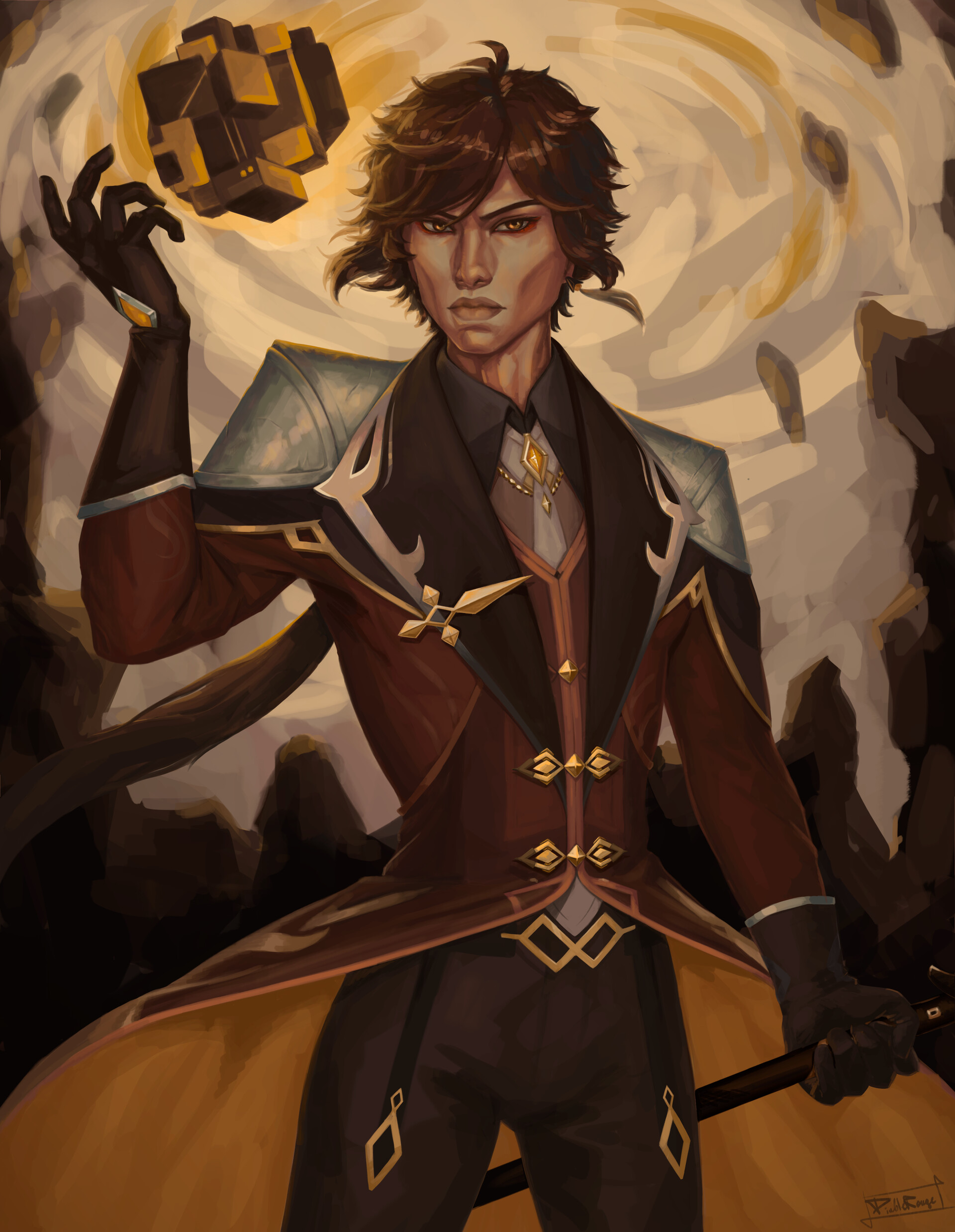 ArtStation - Zhongli from Genshin Impact