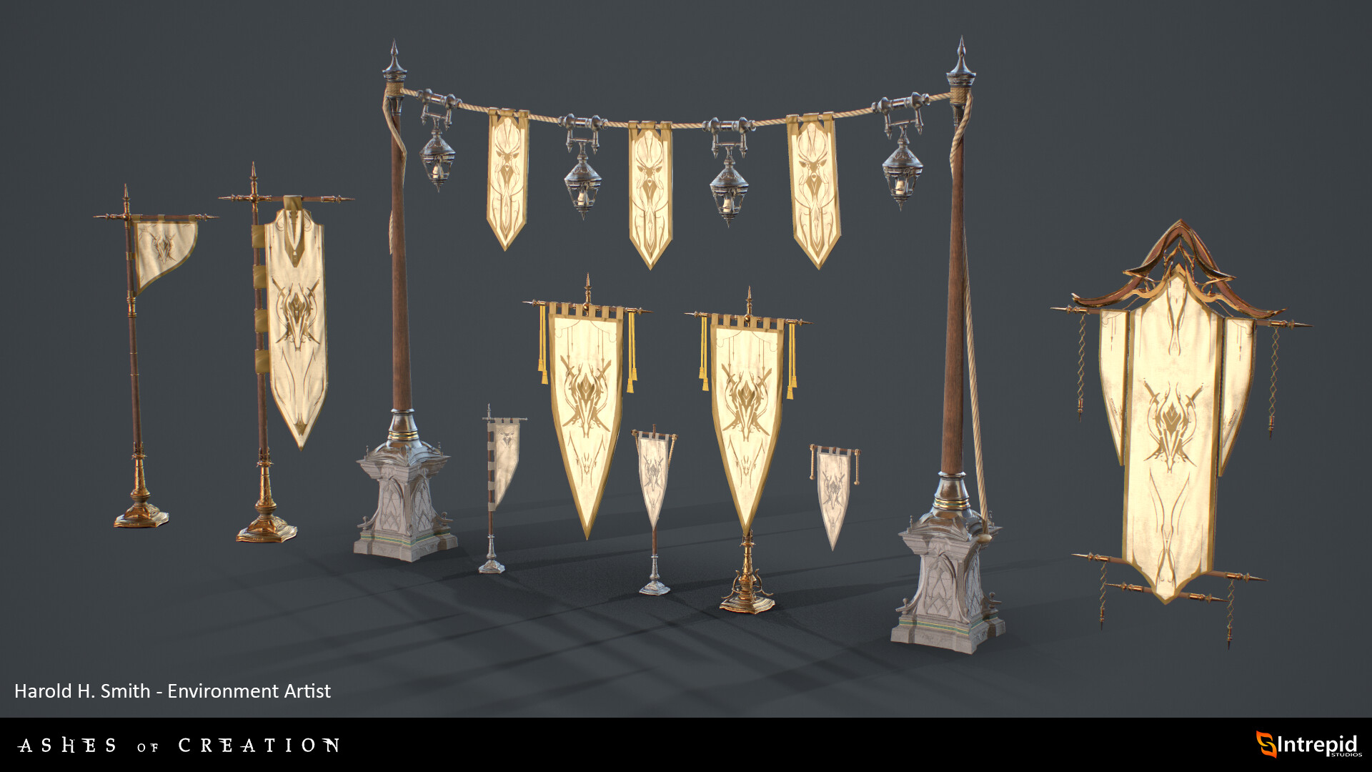 Harold H. Smith - Empyrean Elven Banner Set