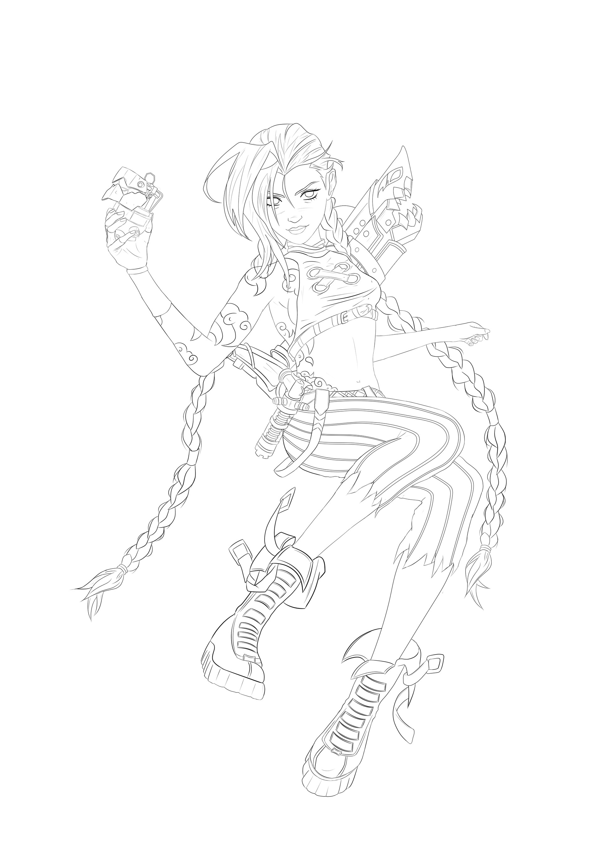 Zane Fulton - Jinx - Arcane Poster