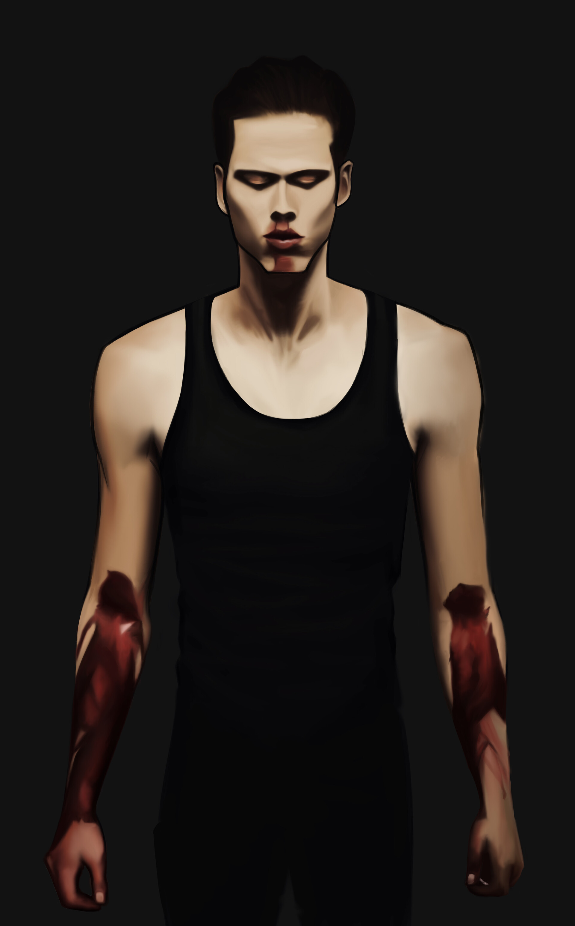 ArtStation - The blood effect